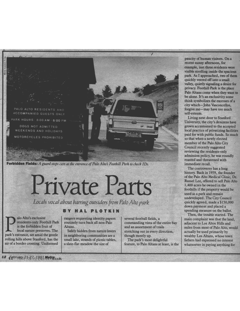 Private Parts - WHAT I REALLY WANT TO SAY