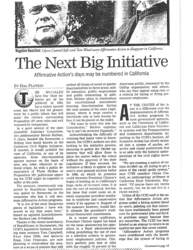 The Next Big Initiative - WHAT I REALLY WANT TO SAY